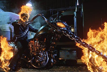 Top 10 superheroes on motorbikes